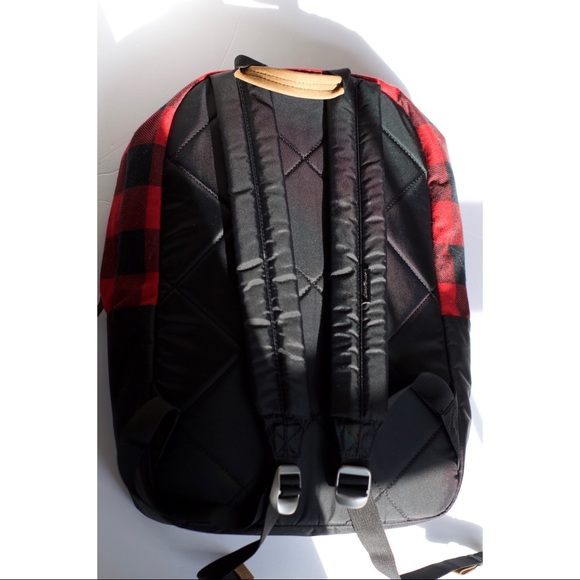 Eddie Bauer | Bags | Eddie Bauer Red Black Checkered Print Backpack ...